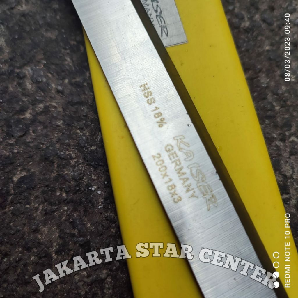 Jual Pisau planer HSS KAISER mata pisau srut kayu 200 × 18 × 3mm pisau ...