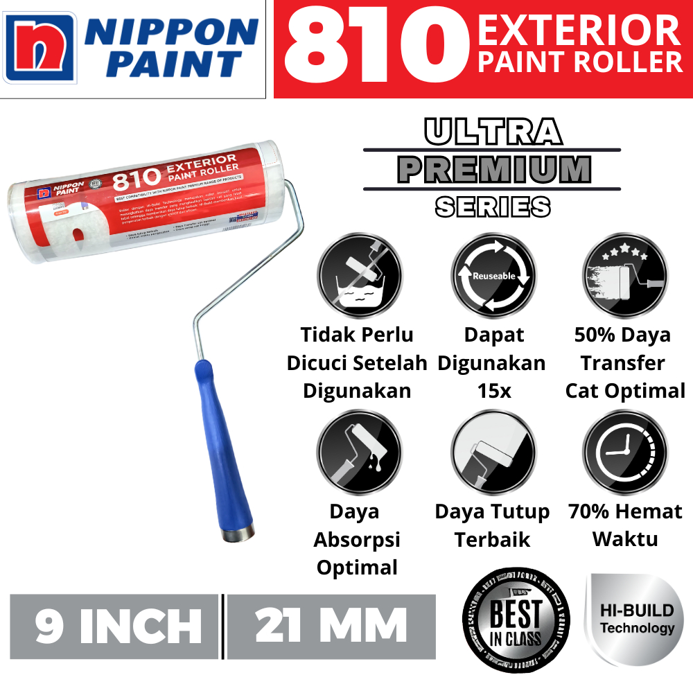 Jual NIPPON PAINT ROL CAT ULTRA PREMIUM 9 INCH ROLLER CAT EXTERIOR DAN ...