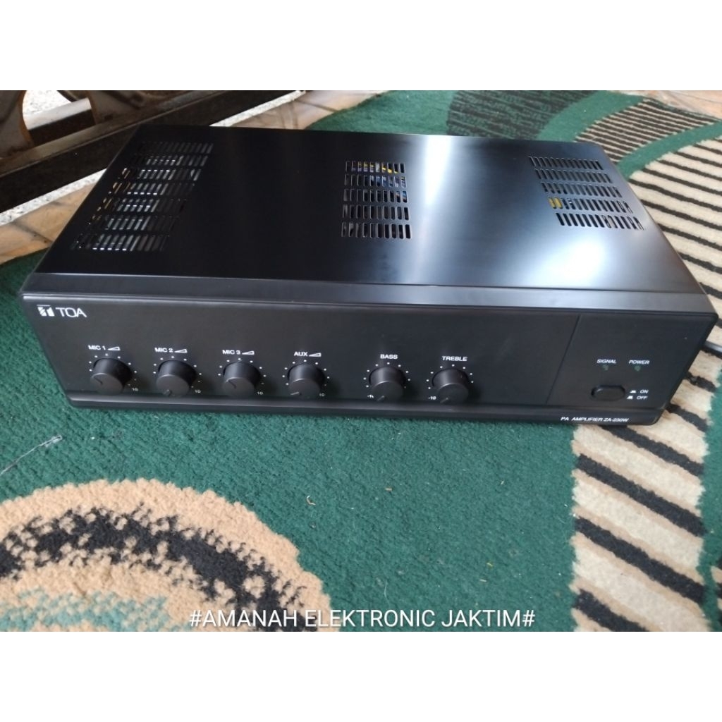 Jual AMPLI TOA ZA 230W ( SECOND 95-98% ) Full Original | Shopee Indonesia