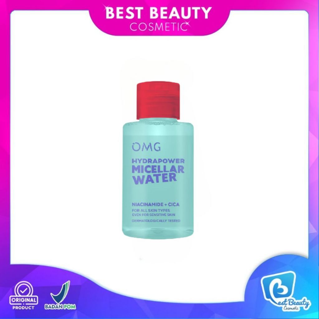 Jual OMG OH MY GLOW HydraPower Micellar Water 65 Ml with Niacinmide ...