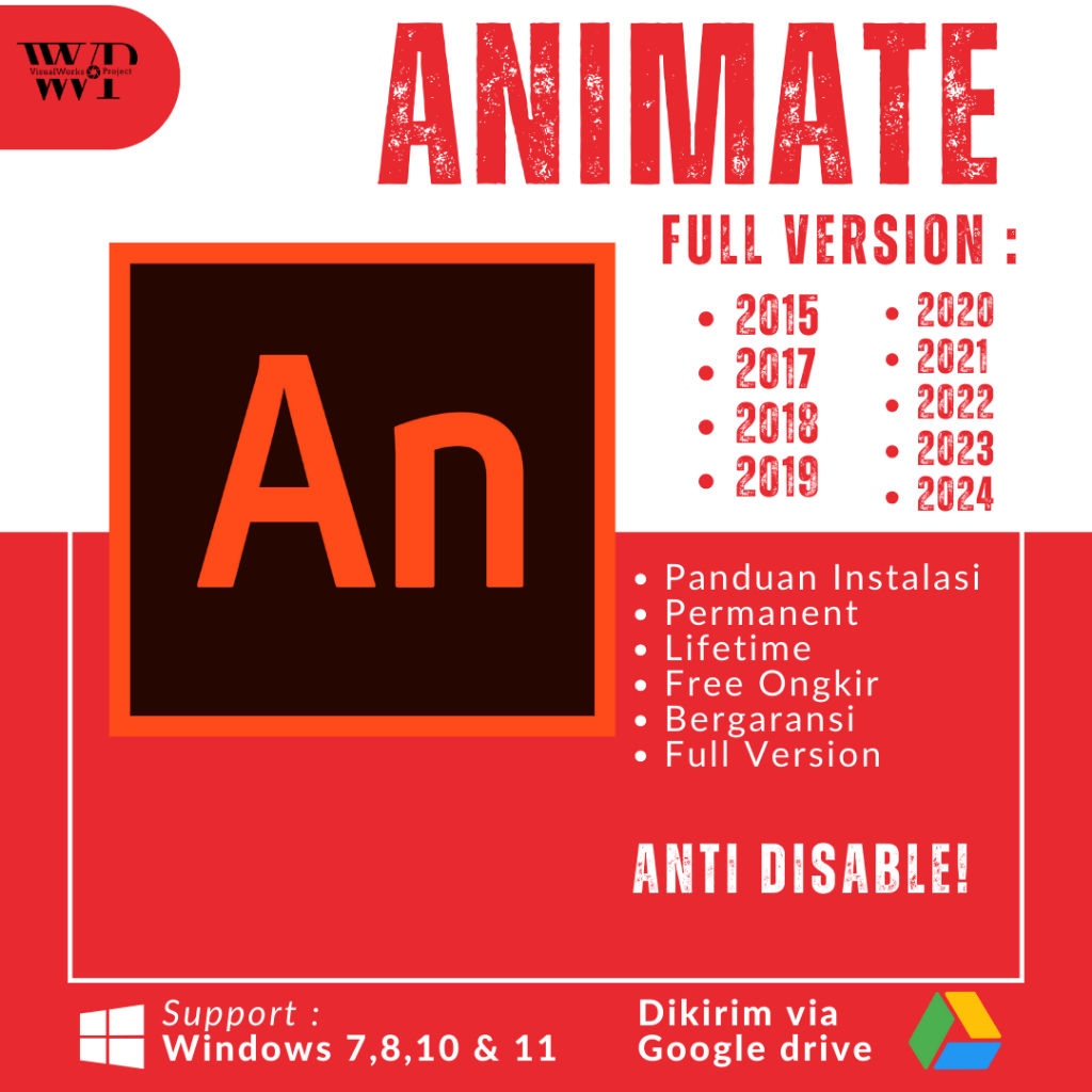 Jual Animate Full Version Anti-Disable Baru/Lama 2024, 2023, 2022, 2021 ...