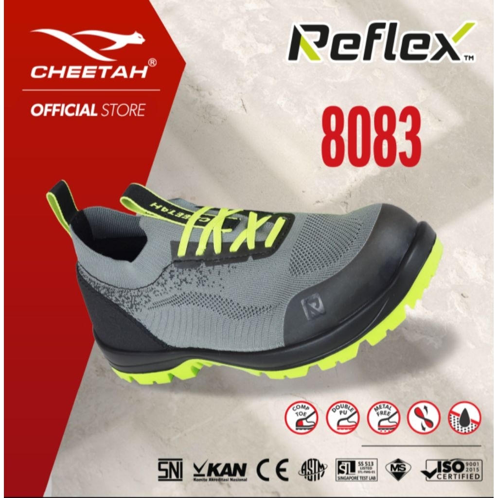 Jual SEPATU SAFETY CHEETAH REFLEX 8083 - CHEETAH 8083 - SEPATU PROYEK ...