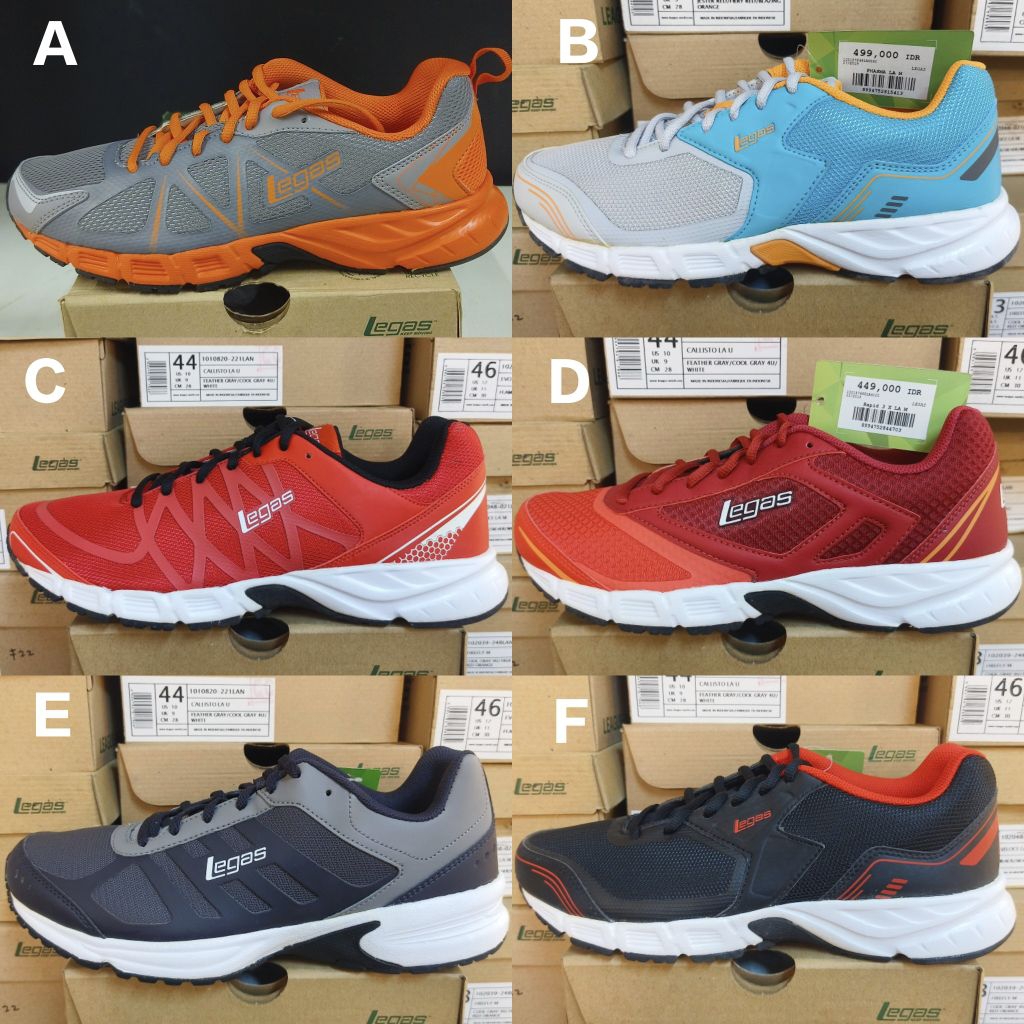 Jual Sepatu League Legas Evo Atom Rapid Running Shoes Cowo Cewe Revolt ...