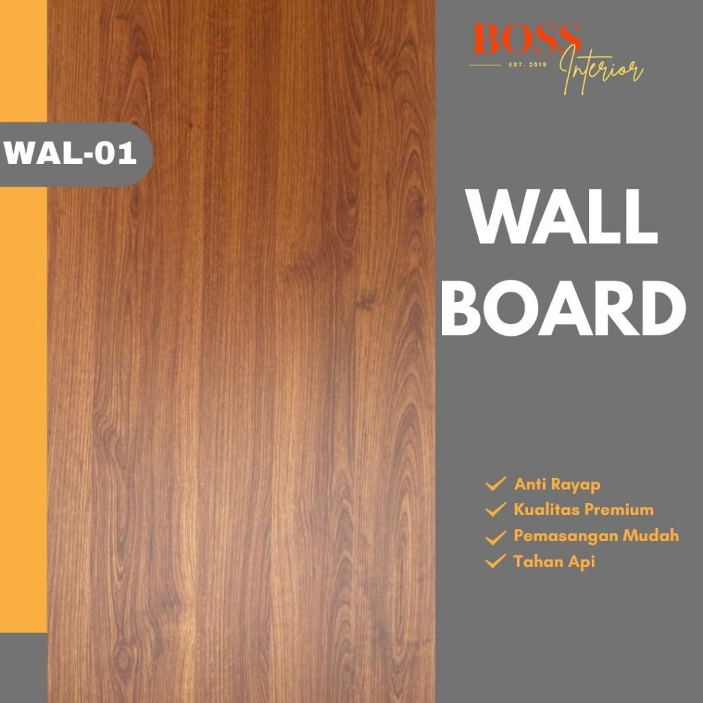 Jual Wallboard PVC Lebar 40CM | Board Dinding Panjang 2.9 Meter | UNTUK ...