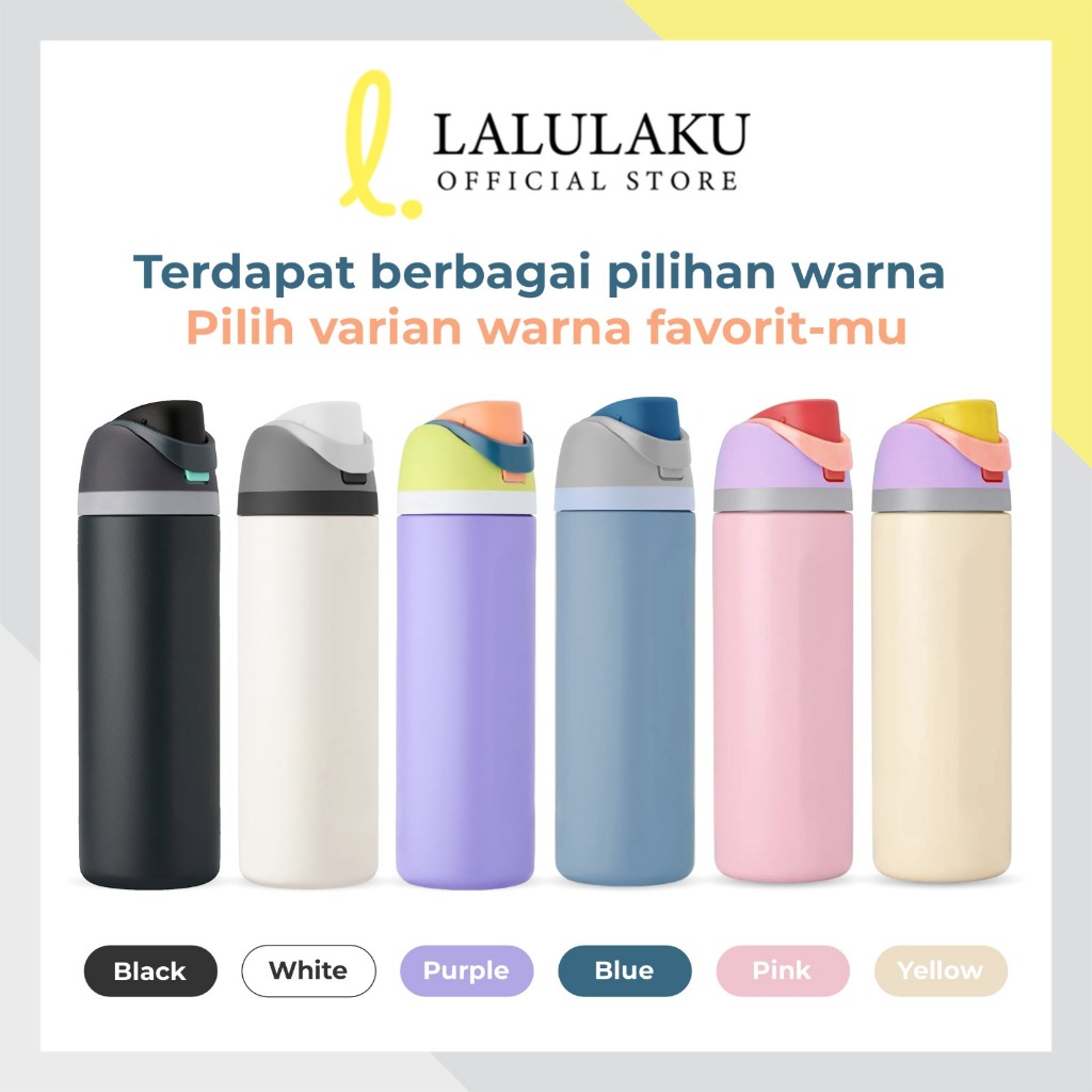 Jual Botol Tumblr Tumbler Termos Owala FreeSip 24 Oz 710 ML 19 Oz 560ml Termos Tahan Panas ...