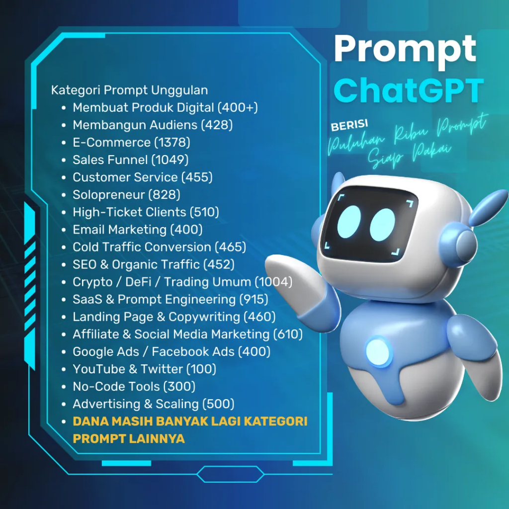Jual Mega Pack Prompt ChatGPT | Shopee Indonesia