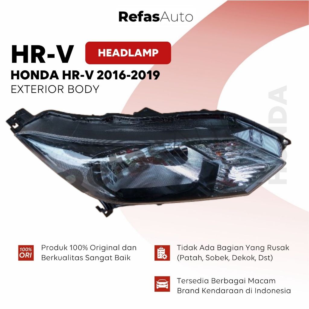 Jual HONDA Headlamp HR-V 2016-2019 Original OEM Ex Asuransi 99% ...