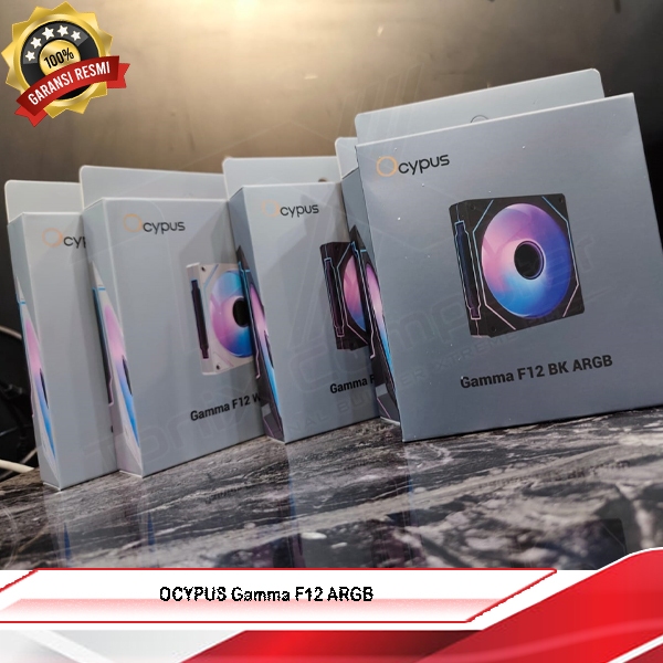 Jual OCYPUS Gamma F12 ARGB | 120mm PWM ARGB Fan | Reserve | Fan Casing ...