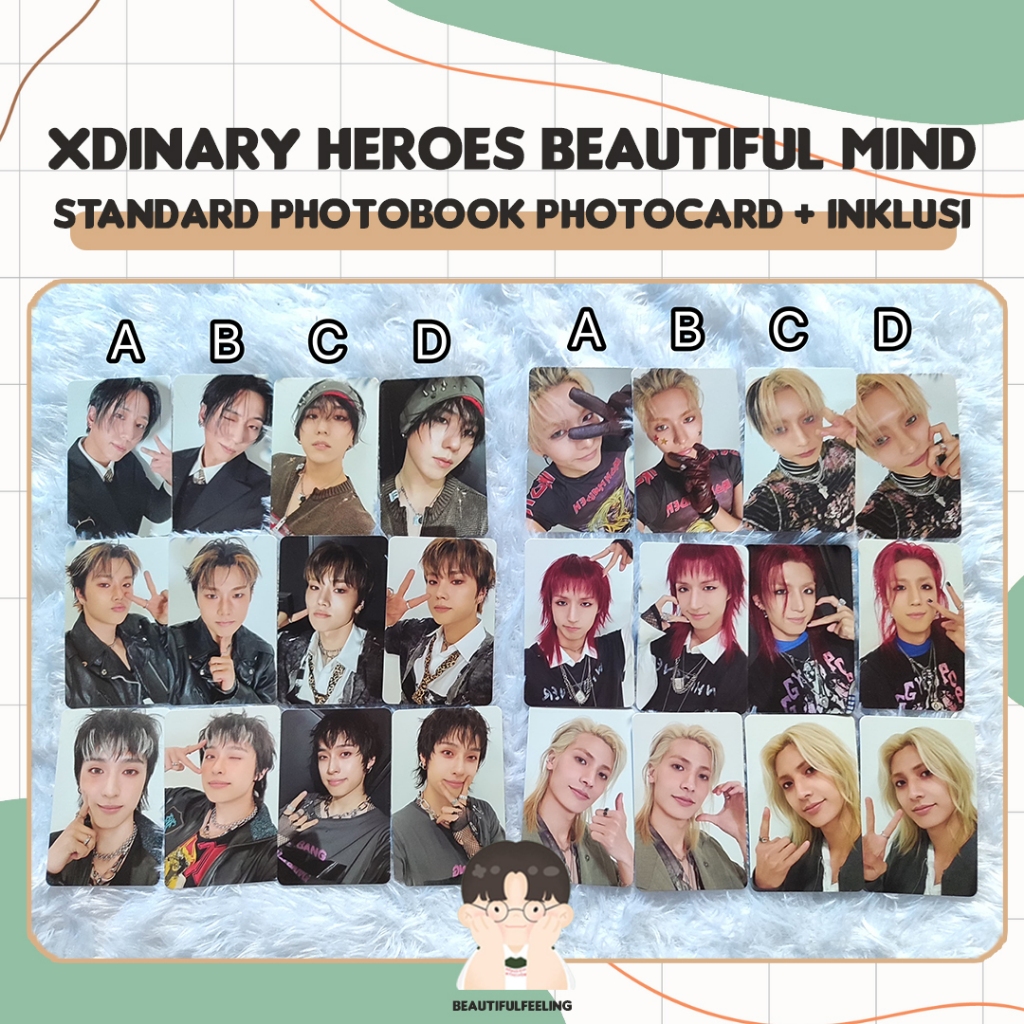Jual BEAUTIFUL MIND XDINARY HEROES PHOTOCARD PC STANDARD PHOTOBOOK ...