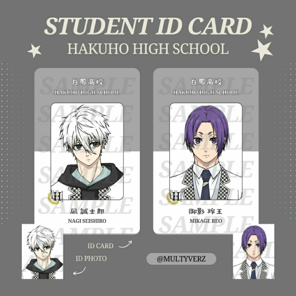 Jual ID CARD BLUE LOCK ANIME MERCH (PRE-ORDER BACA DESKRIPSI) | Shopee ...