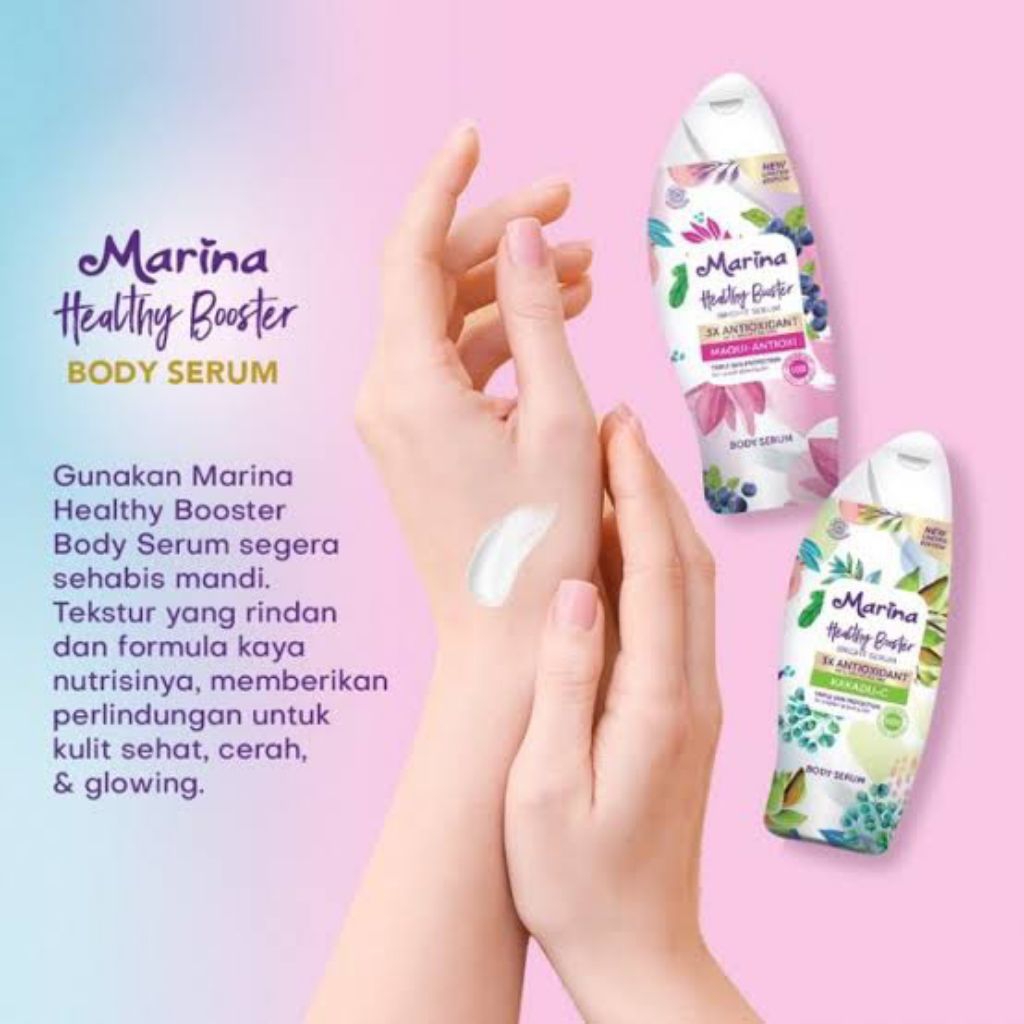 Jual MARINA HEALTHY BOOSTER BODY SERUM 185 ML | Shopee Indonesia
