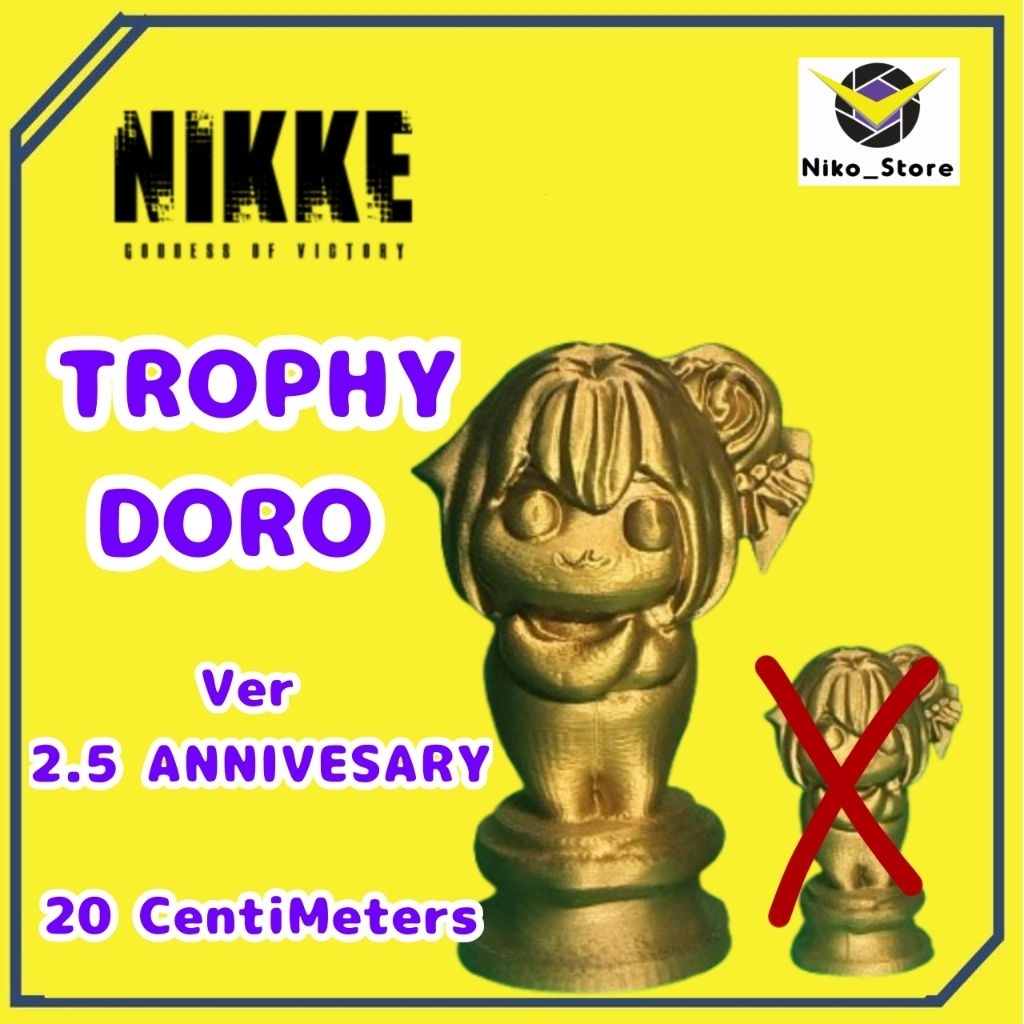 Jual Trophy Doro Tropi Doro 20 cm 2.5 Annivesary - Nikke - Made in ...