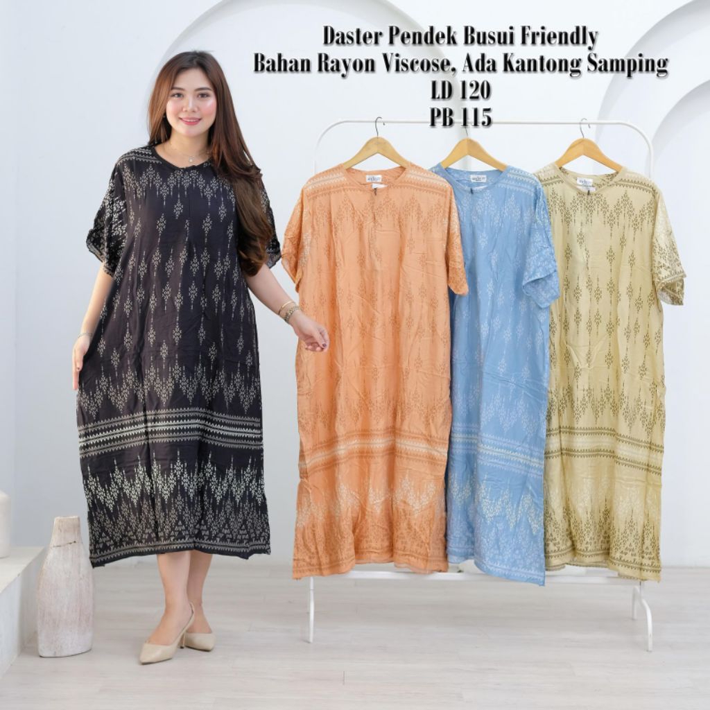 Jual Daster pendek homedres,bahan rayon viscose ADEM busui friendly ...