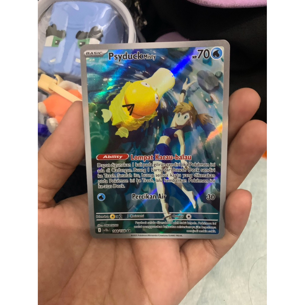 Jual Pokemon TCG Psyduck Misty AR Sv10s Kehadiran Juara | Shopee Indonesia