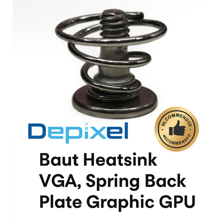 Jual Baut Heatsink VGA Spring Back Plate Graphic GPU Screw Sekrup 2pcs ...