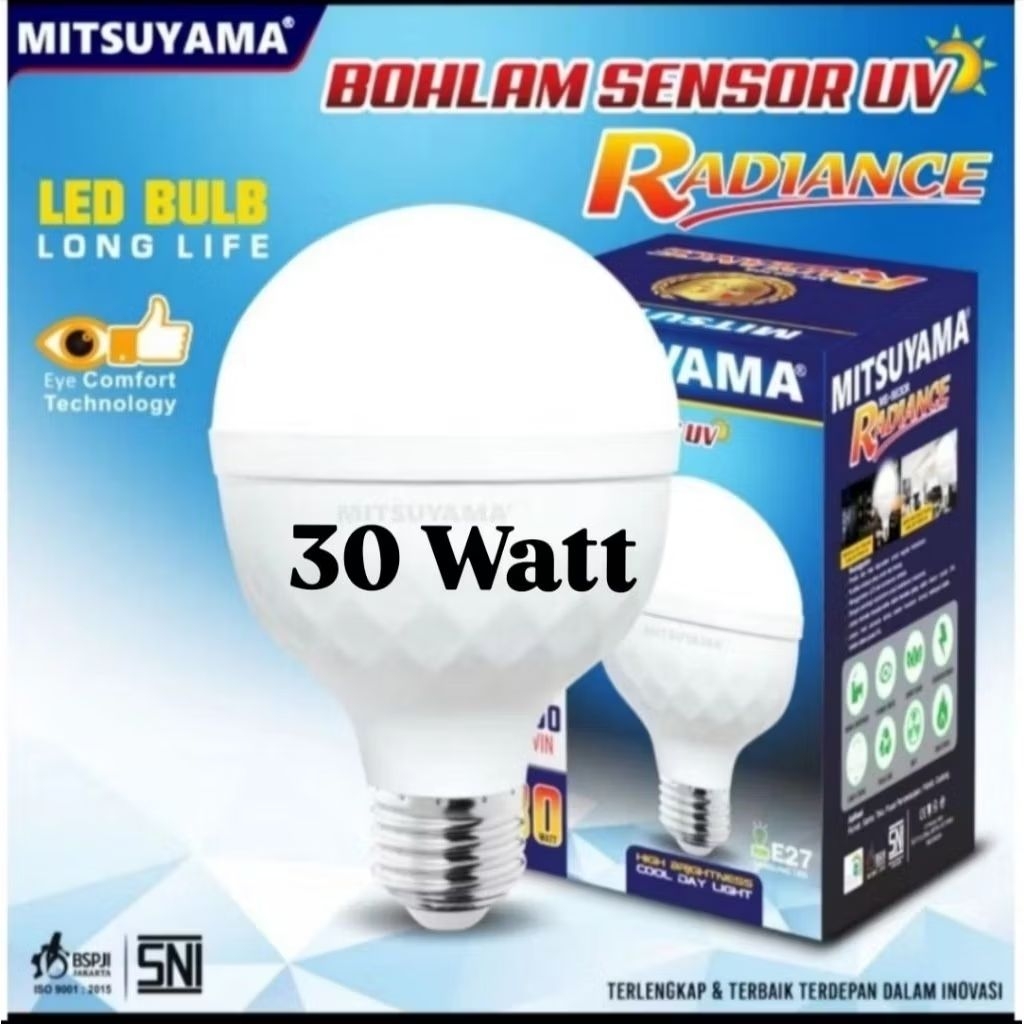 Jual Lampu Otomatis Sensor Cahaya 40W 30W 12W 9W Mitsuyama LED Radiance ...