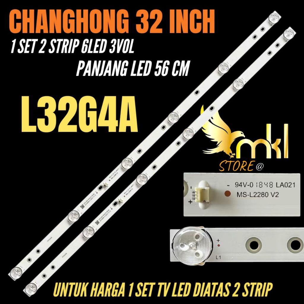Jual BACKLIGHT TV LED CHANGHONG 32 INCH L32G4A BACKLIGHT TV LED CHANGHONG 32 INCH | Shopee Indonesia