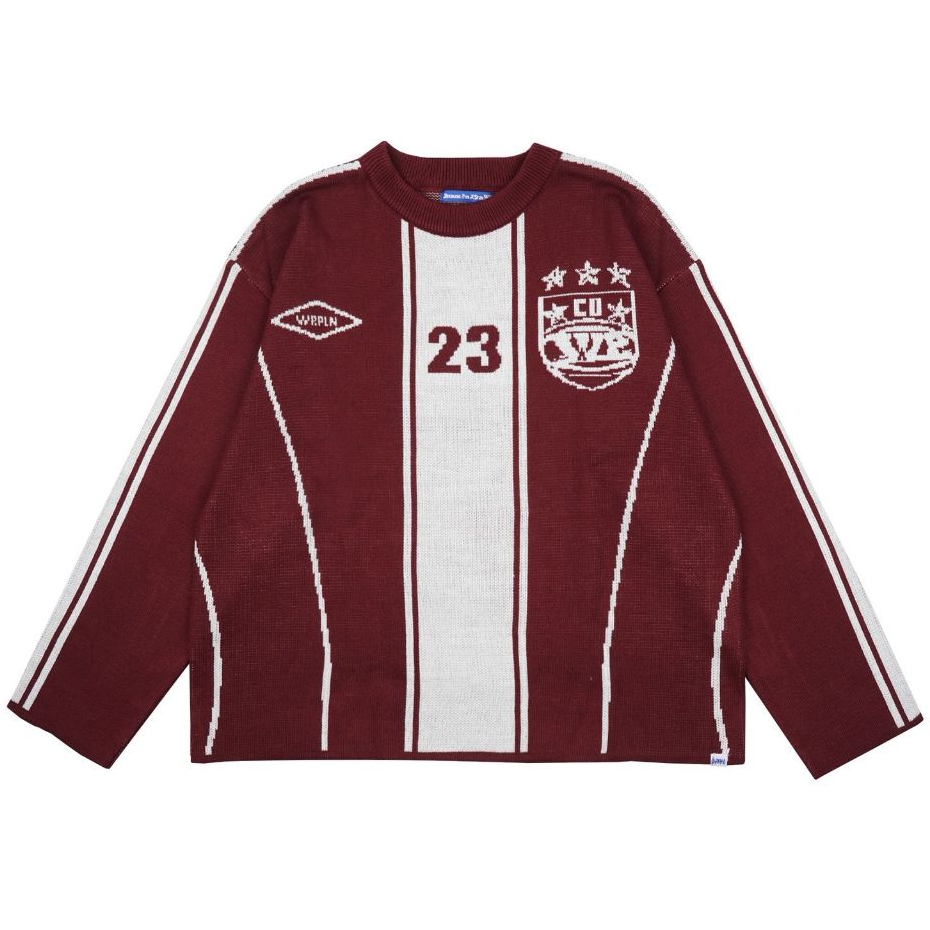 Jual Wp Company - WP Co - Knitwear BOXY GOAT Maroon Base Ball - Rajut ...