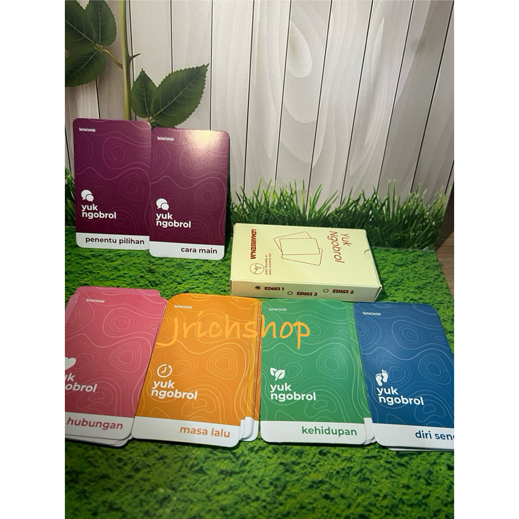 Jual Kartu Permainan - Yuk Ngobrol edisi pertama isi 50Kartu - Kartu ...
