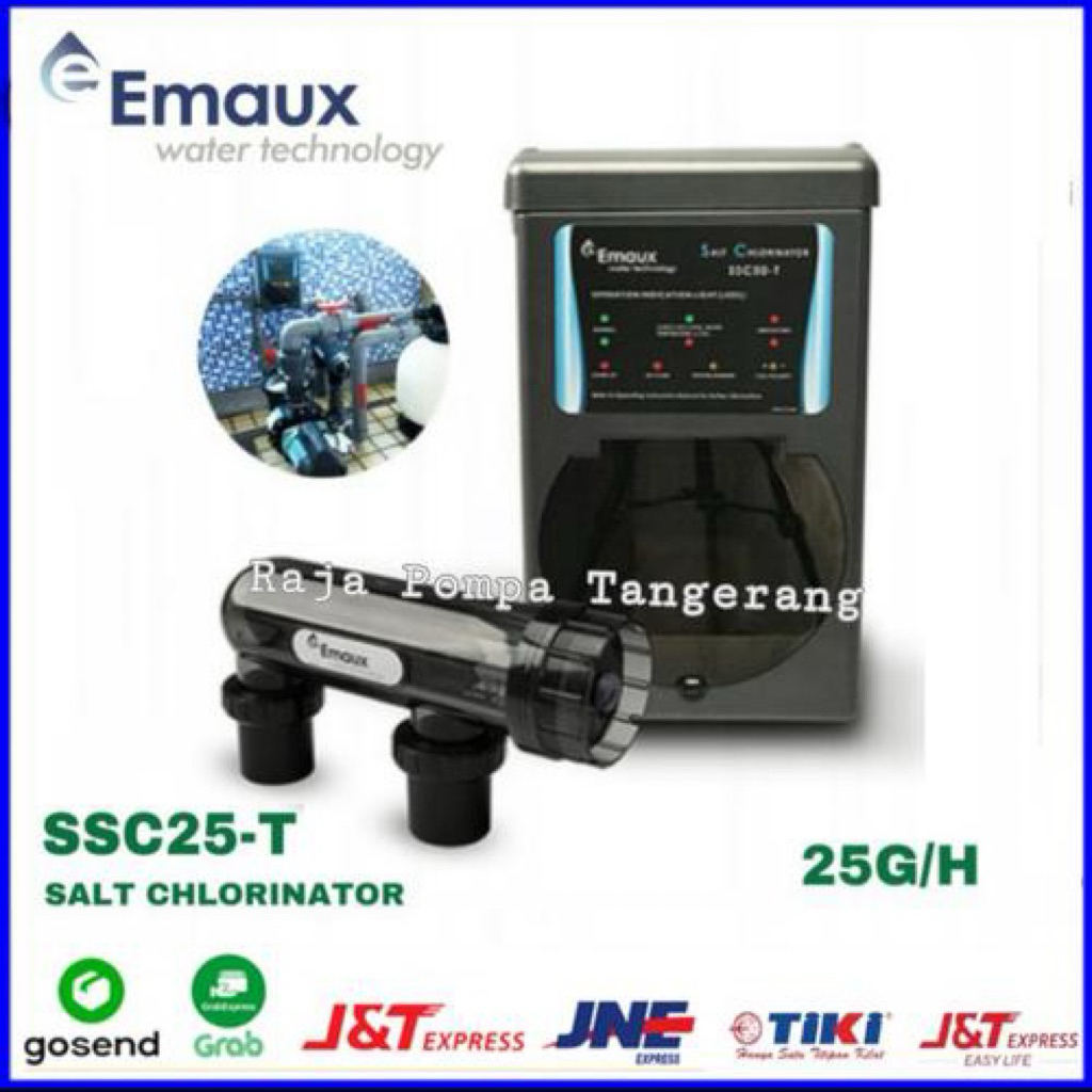Jual EMAUX SSC25T- Salt Chlorinator 25G/H | Shopee Indonesia