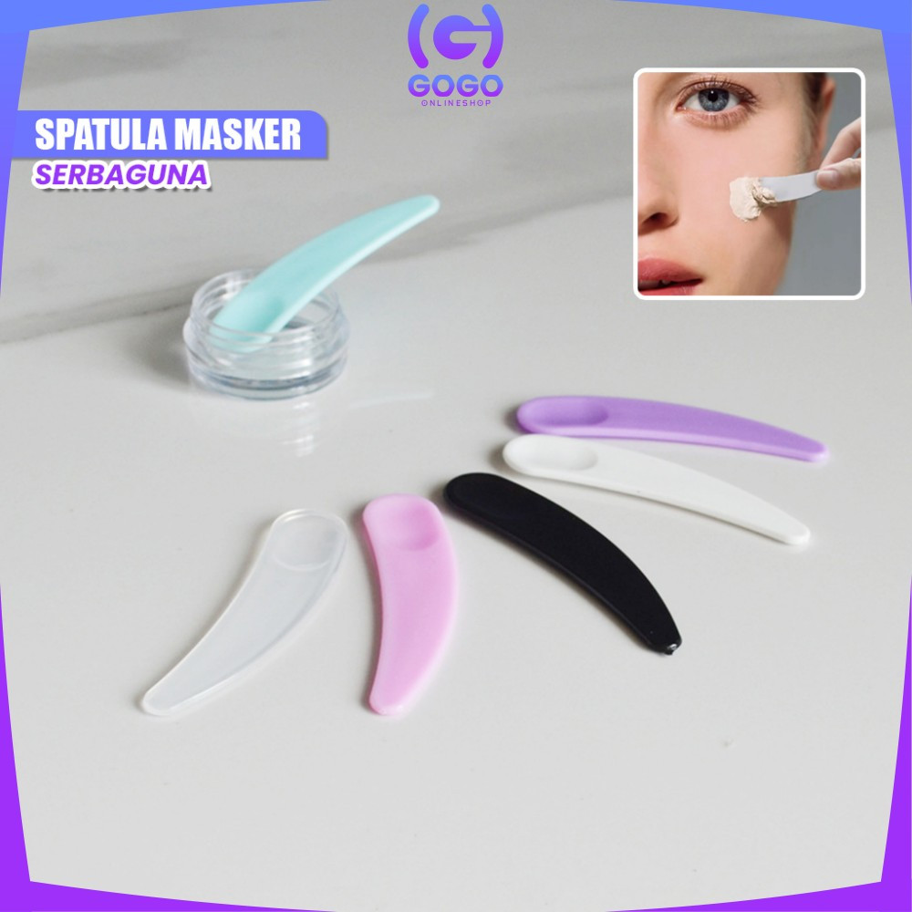 Jual GOGO-K187 Spatula Masker Mini Serbaguna / Spatula Sendok Masker ...