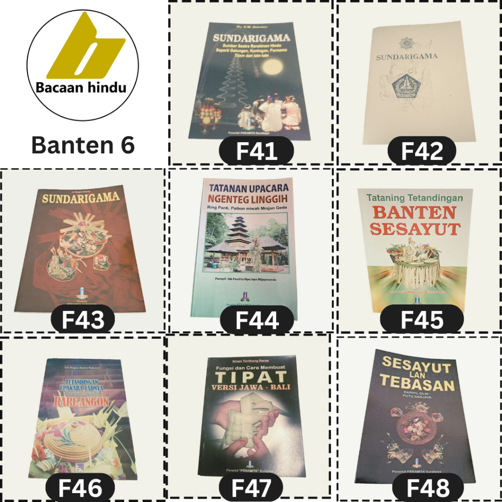 Jual Buku Banten 6 Sundarigama Sumber Sastra Bali Merah Ngenteg Linggih ...