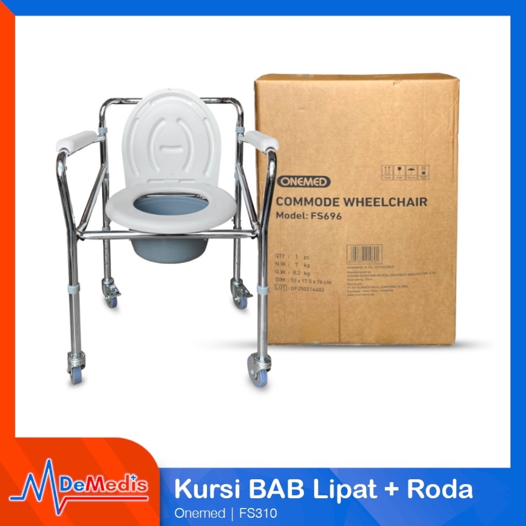 Jual Kursi Toilet BAB Lipat Dengan Roda Untuk Orang Tua dan Ibu Hamil ...