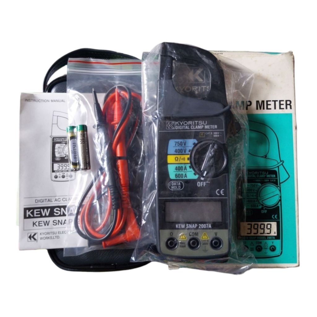 Jual DIGITAL CLAMP METER KEW SNAP Model 2007A (GRES BARU) | Shopee ...