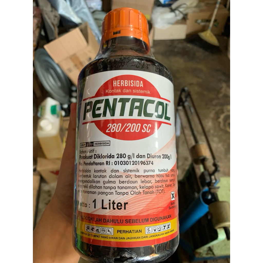 Jual Herbisida Pentacol 280/200 SC isi kemasan (1liter)( Basmi Lulangan ...