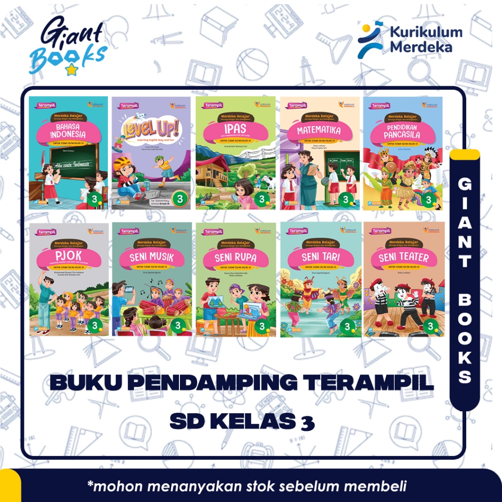 Jual GIANT BOOKS – Buku Teks Siswa Pendamping Terampil Kurmer Sekolah Sd Kelas 3 - Kurikulum ...
