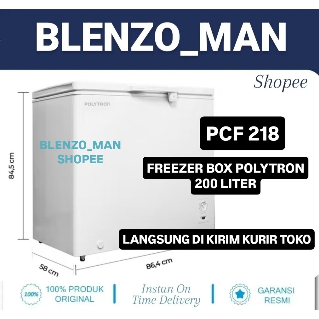 Jual FREEZER BOX POLYTRON 200 LITER 100 LITER | Shopee Indonesia