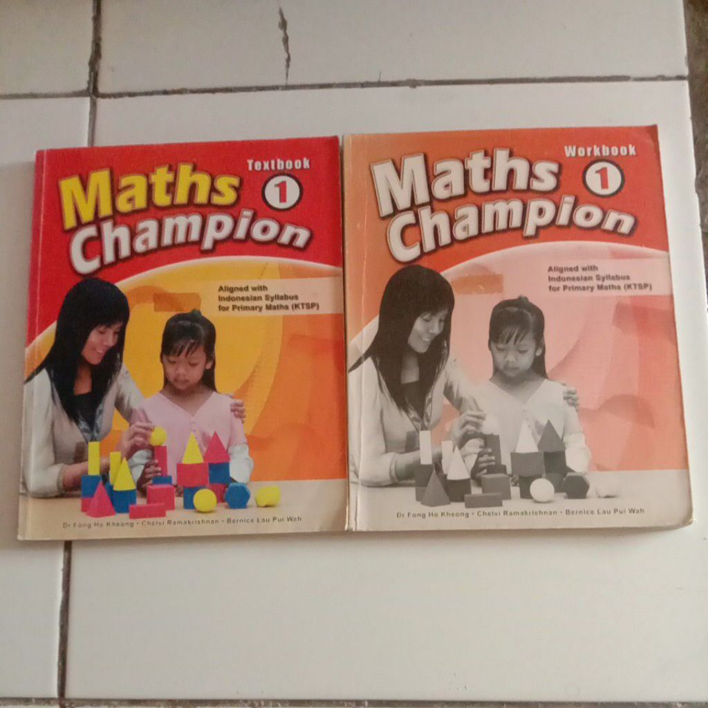 Jual Maths Champion 1 Textbook & Workbook ( Original ) - Marshall ...