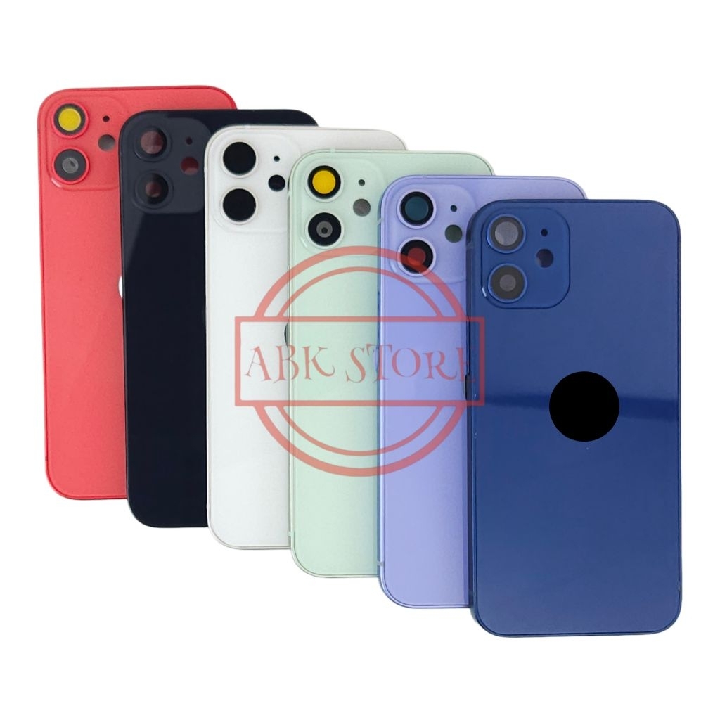 Jual BACK CASING - HOUSING FULLSET FOR IPH 12 / IP 12 MINI HIGH QUALITY ...