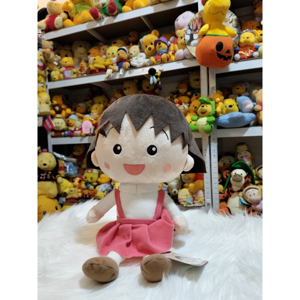 Jual boneka Chibi Maruko-chan brand chibi Maruko-chan like new tag ...
