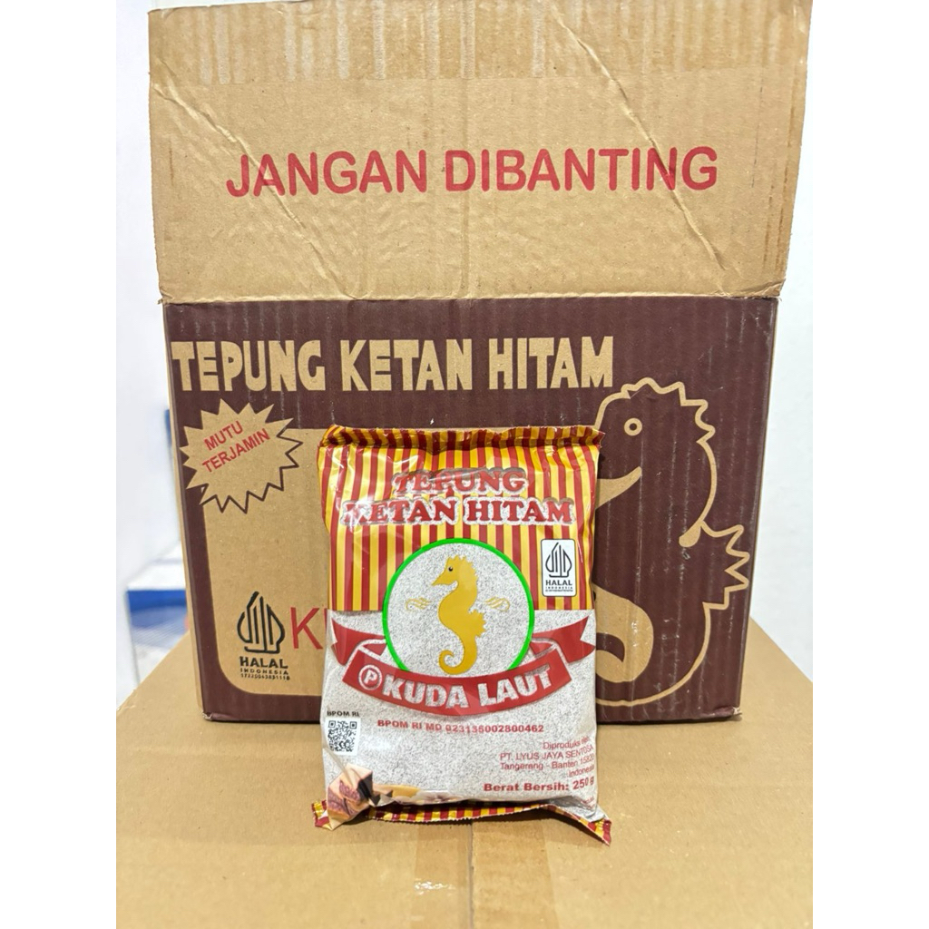 Jual TEPUNG KETAN HITAM CAP KUDA LAUT 250g | Shopee Indonesia