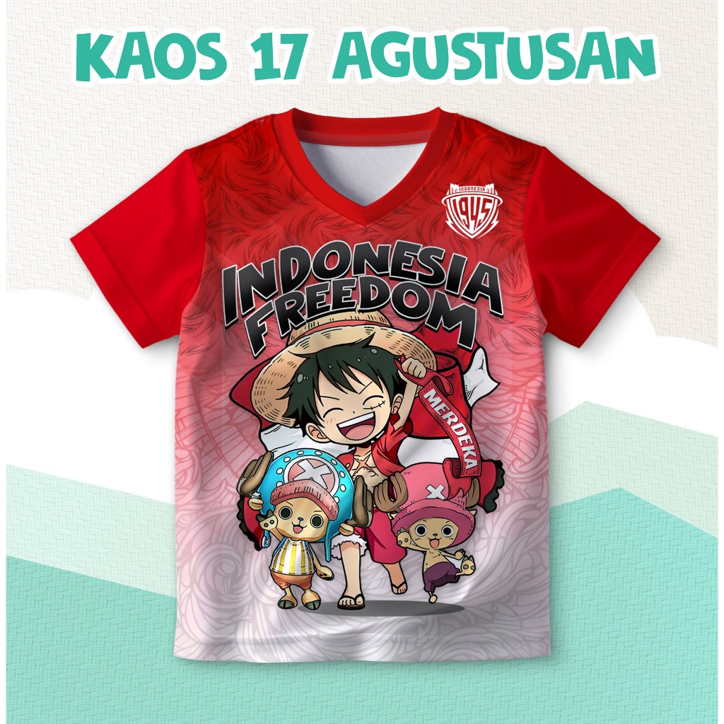 Jual sima kids - kaos anak agustusan baju merah putih anak laki laki ...