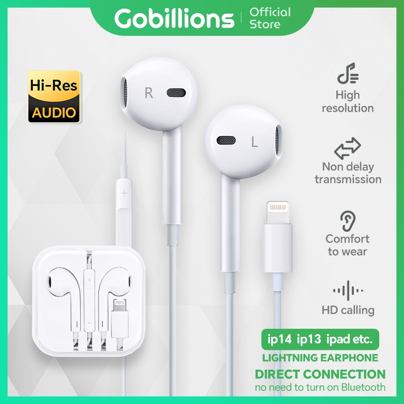Jual Gobillions Headset Gaming & Music Earphone Lightning Headset In ...