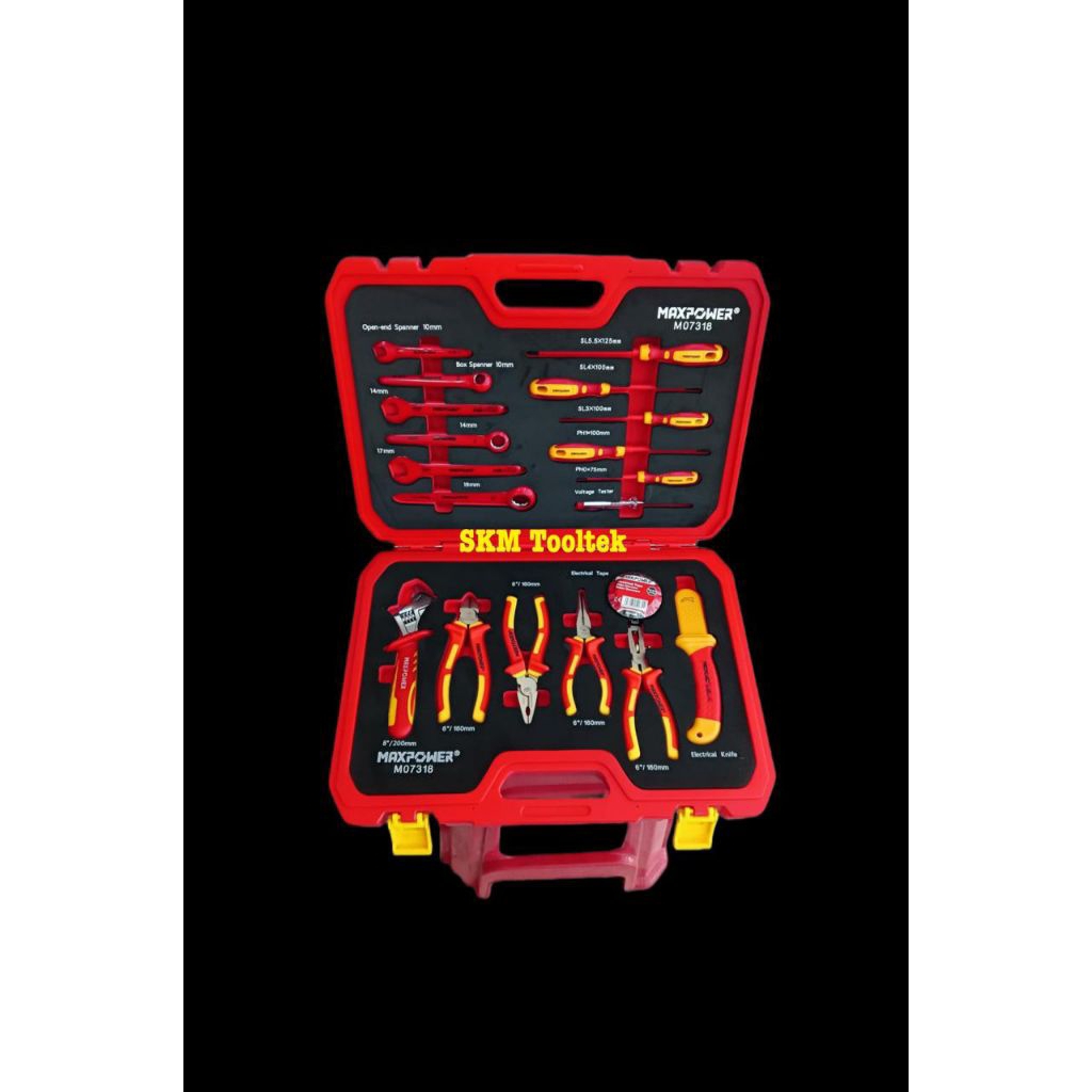 Jual Maxpower Tool Kit Set Insulated Maintenance (19Pcs) | Shopee Indonesia