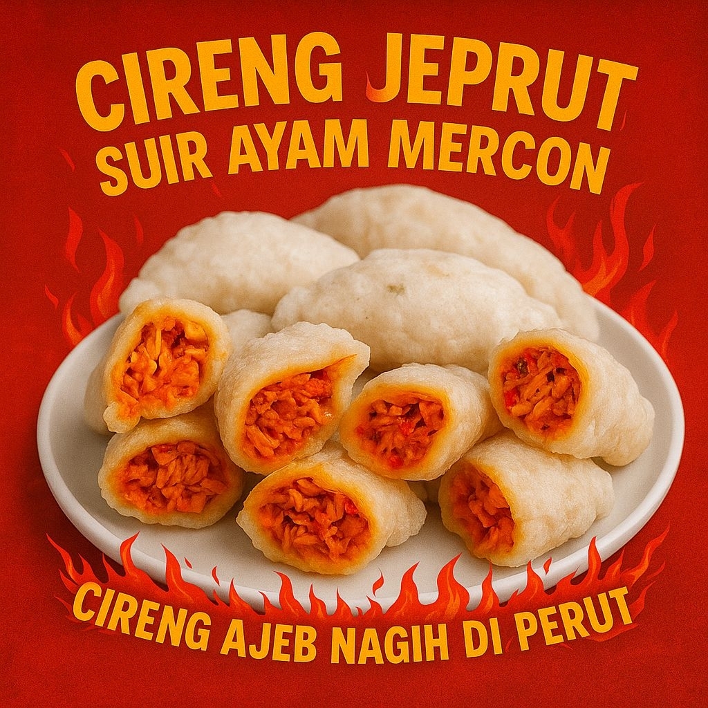 Jual cireng isi ayam suir mercon premium dadakan mantap | Shopee Indonesia