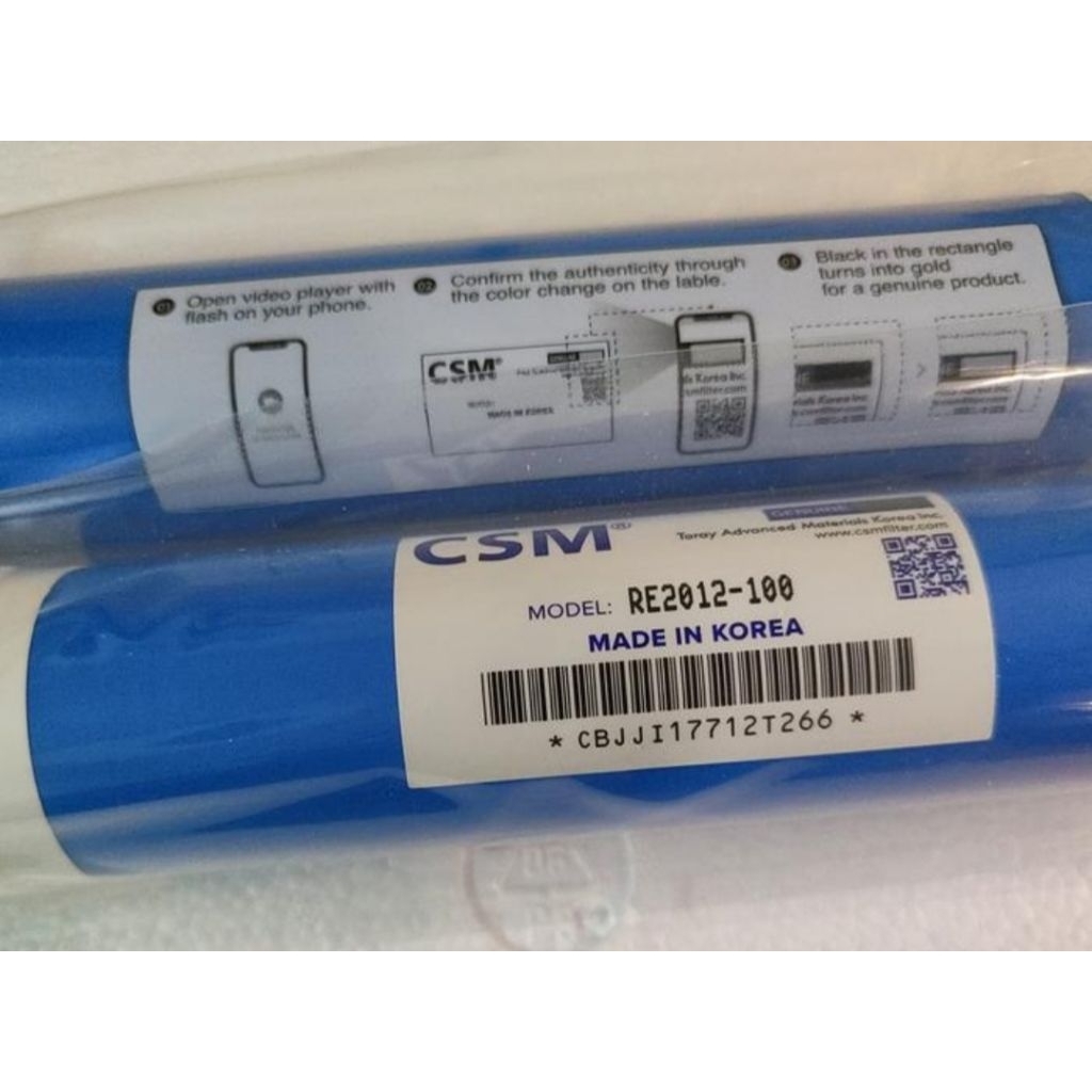 Jual Membran RO CSM 100 GPD/Membran CSM RE 2012-100 GPD Filter Reverse ...