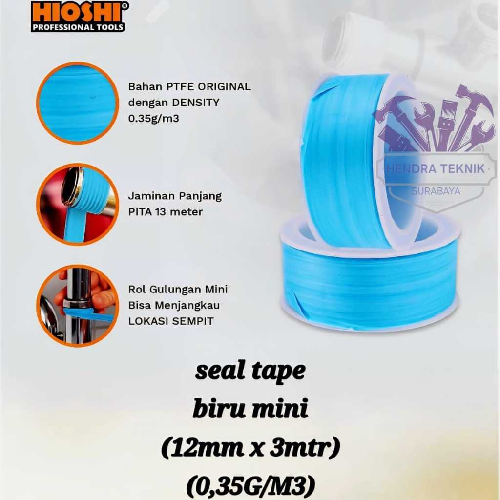 Jual Sealtape 3 meter x 12mm 0.35g/m3 seal tape seltip isolasi kran ...