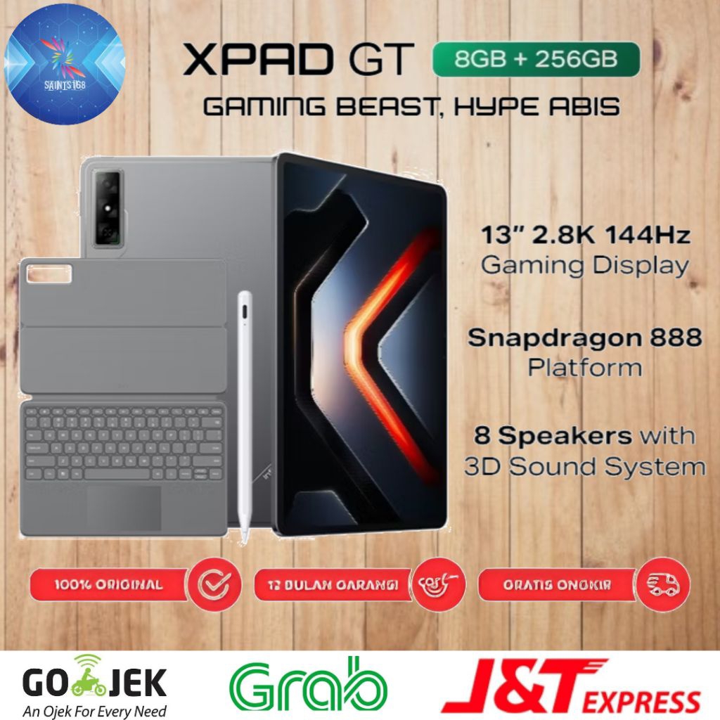 Jual INFINIX XPAD GT RAM 8GB MEMORY 256GB 8/256GB SNAPDRAGON 888 13 ...