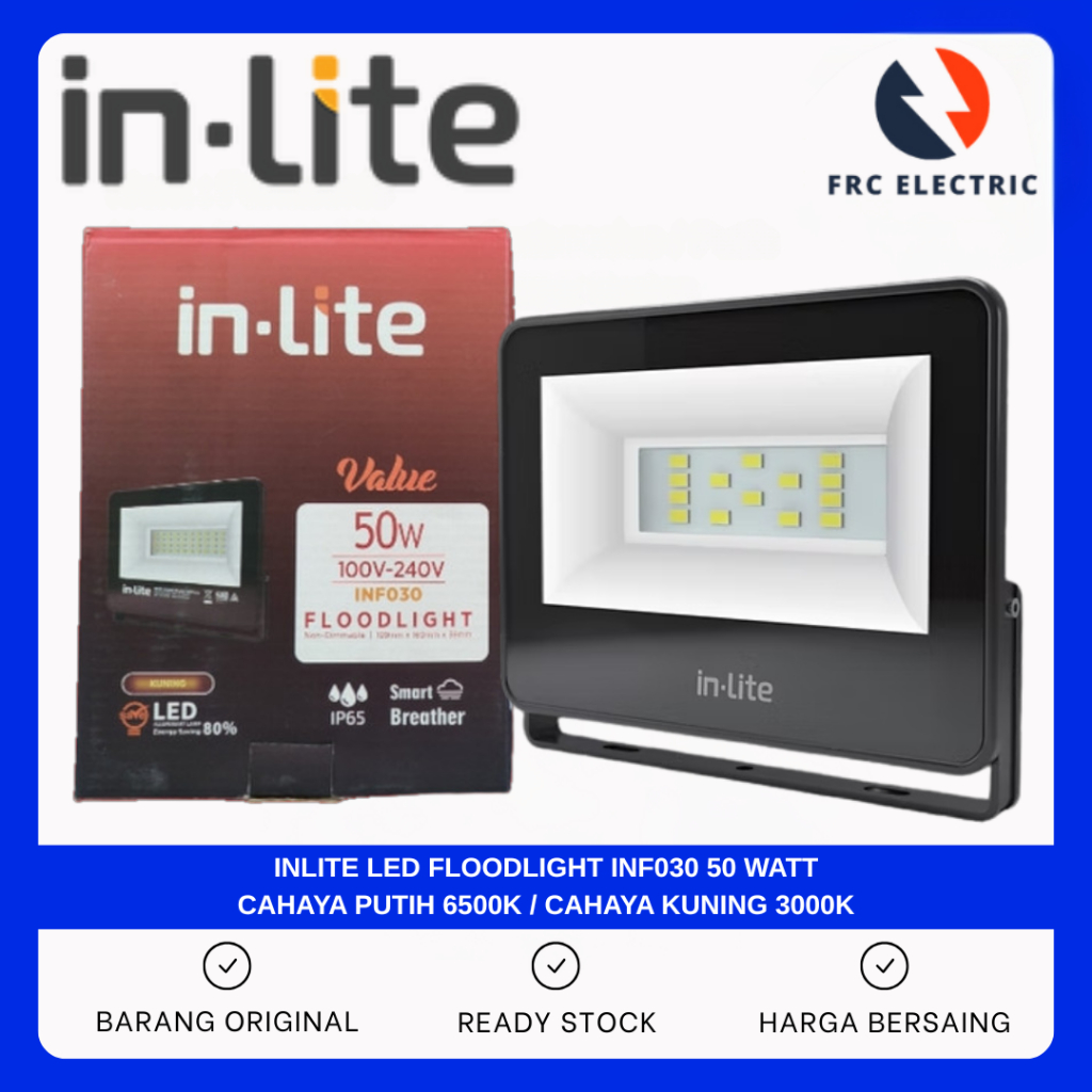 Jual InLite Lampu Sorot 50 Watt - Inlite INF030 50 Watt - Lampu Sorot - Lampu FloodLight LED ...