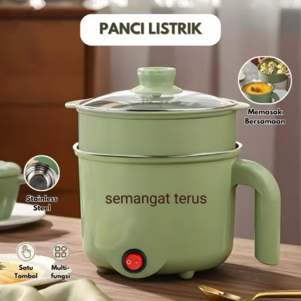Jual Panci Listrik Elektrik Cooker Stainless Steel Teflon Cooking Pot ...