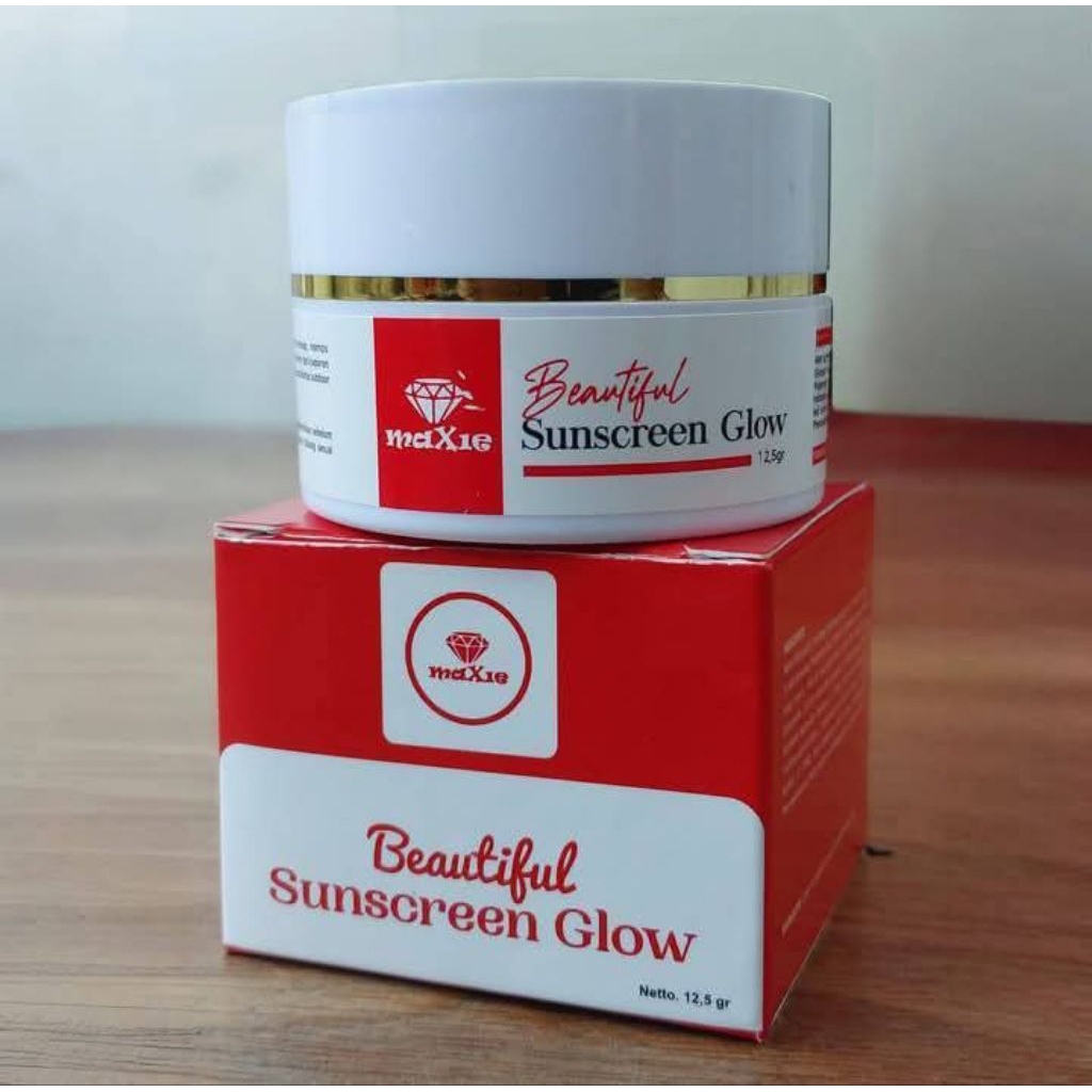 Jual Sunscreen maxie glowing KEMASAN PALING TERBARU original /maxie ...
