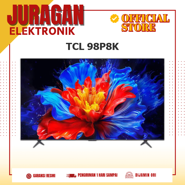 Jual TCL 98P8K GOOGLE SMART TV 98 INCH QLED 4K UHD HVA PANEL SCREEN ...