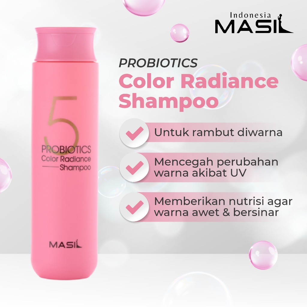 Jual MASIL - 5 Probiotics Color Radiance Shampoo | Shampoo Perawatan ...