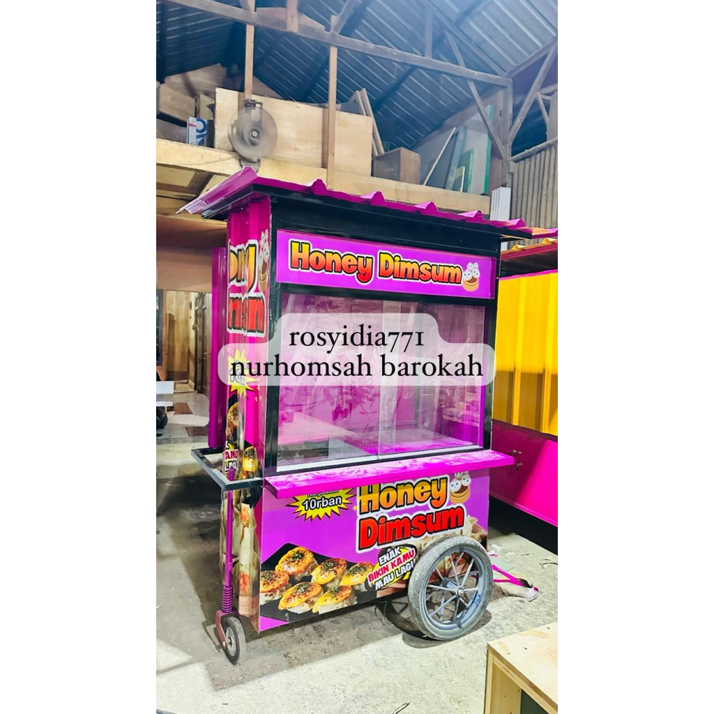 Jual Gerobak dimsum, booth dimsum , gerobak dimsum kontainer | Shopee ...