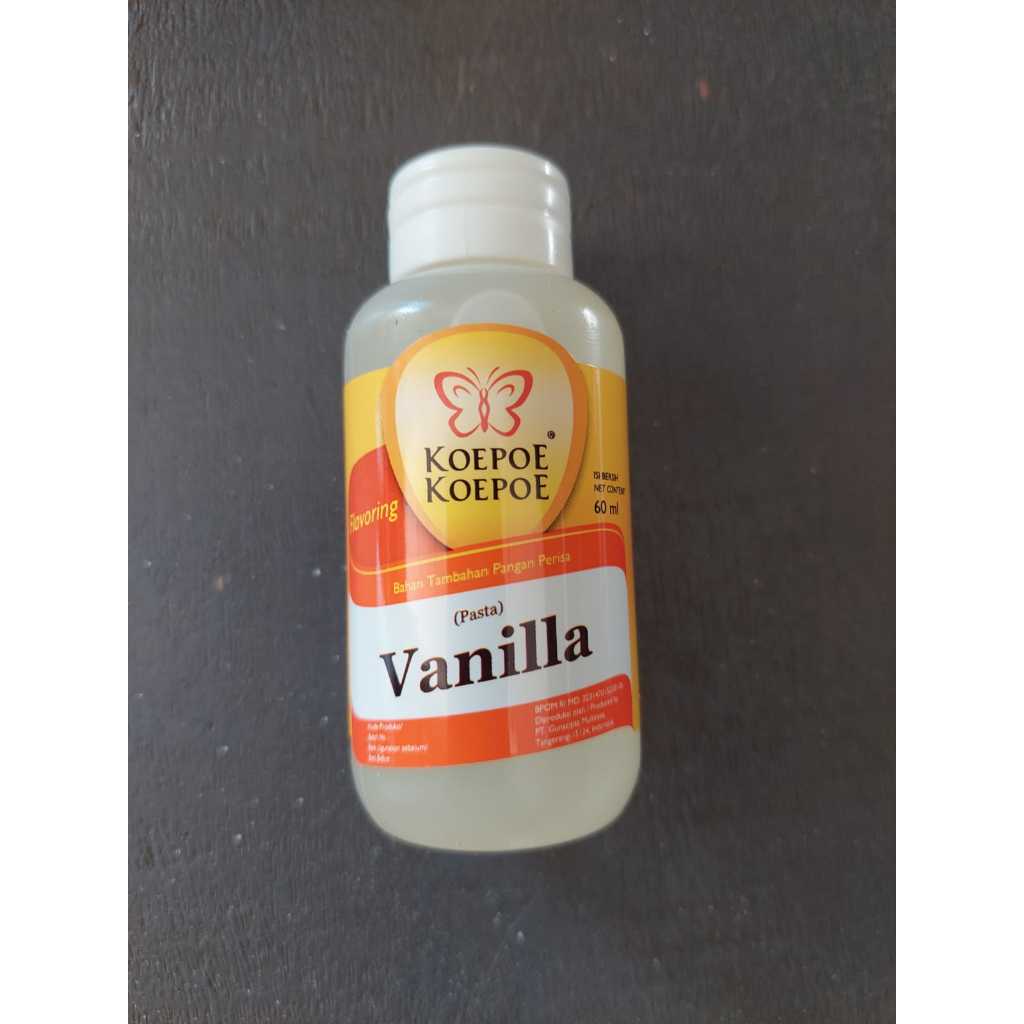 Jual Pasta Vanilla Koepoe Koepoe (Kupu-Kupu) Kemasan Botol 60 ML ...
