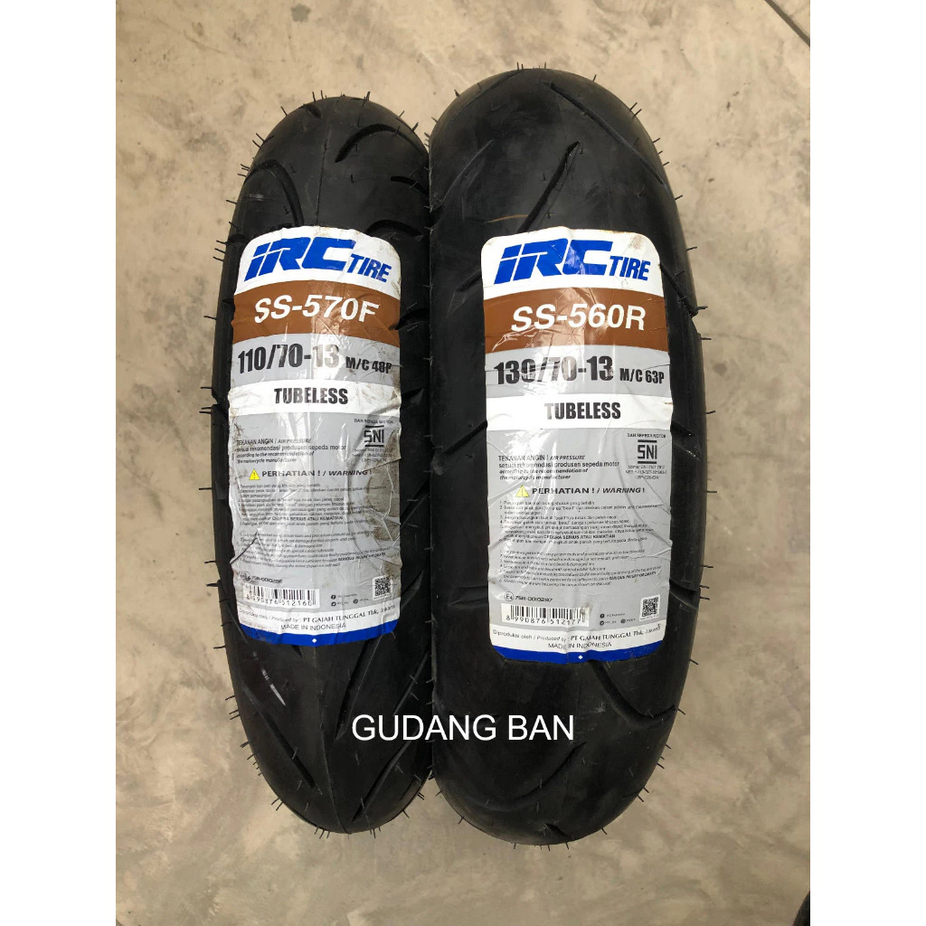 Jual (RING 13) IRC Ban NMAX 110 / 130 70 13 ( SS-570F SS-560R EXATO NR ...